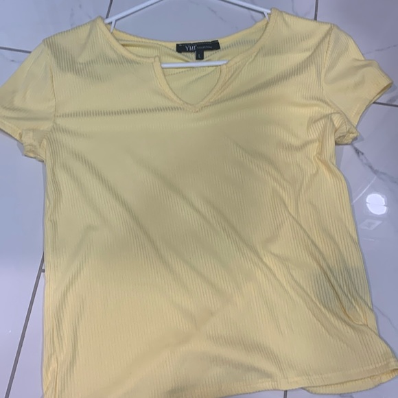 YMI | Tops | Yellow Top Soft Material | Poshmark